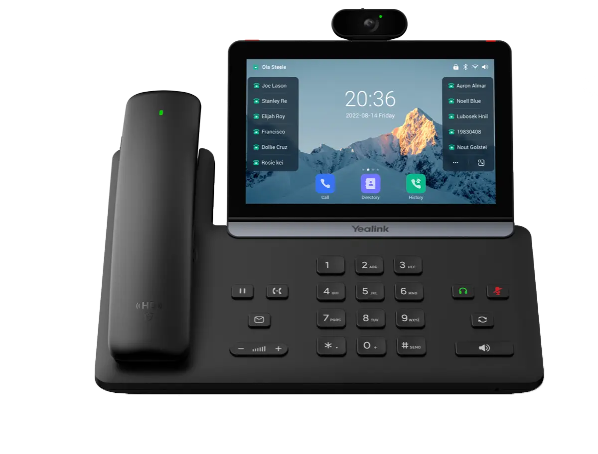 Yealink T87W Premium 16-Line WiFi Phone with 7" Touch Screen - – VoIP ...