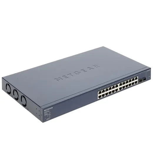 Netgear Prosafe GS724TP 24-Port 10/100/1000 Smart POE Switch - VoIP ...